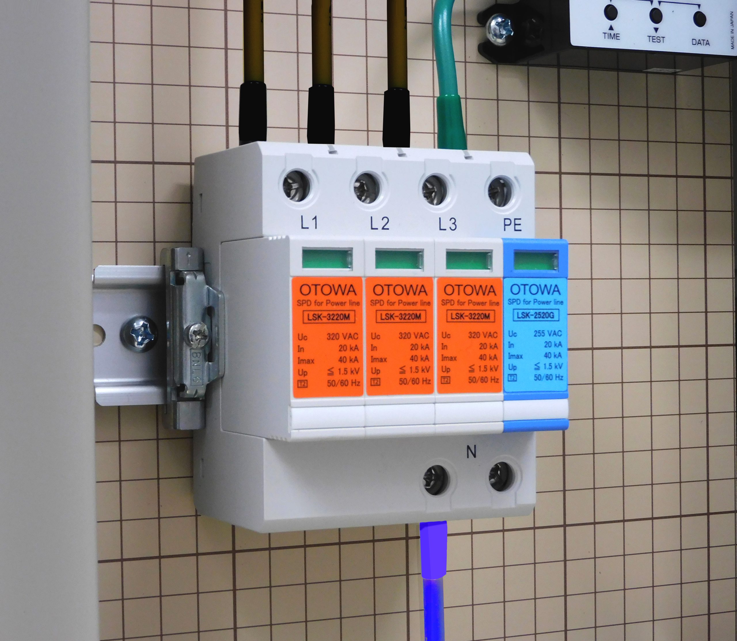 Power line Type2 SPD LSK-T for TT system | OTOWA ELECTRIC CO., LTD.